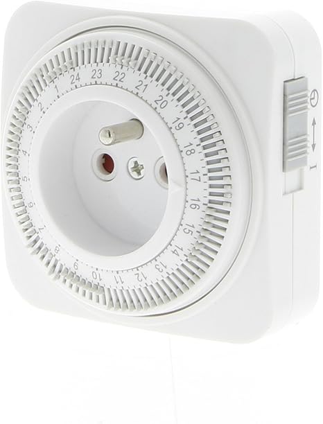 Profile 10200016 Programmateur Mécanique Journalier 3500W, Blanc: Amazon.fr: Bricolage