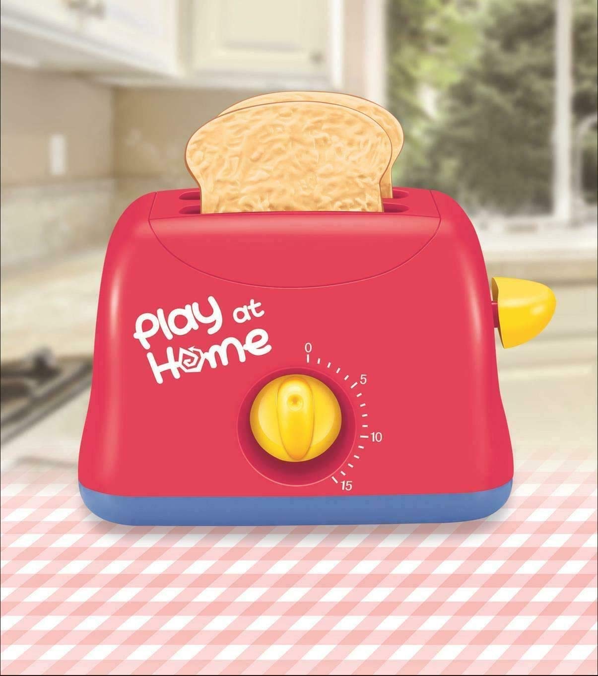 Koolbitz Play Kitchen Bread Slices Toaster Toy Pretend Play Pop-Up for ...