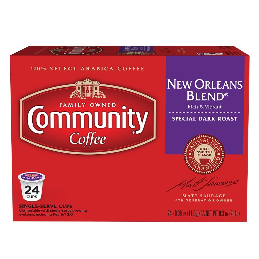 Amazon.com : Community Coffee Medium Roast Single Serve Box, Pecan ...