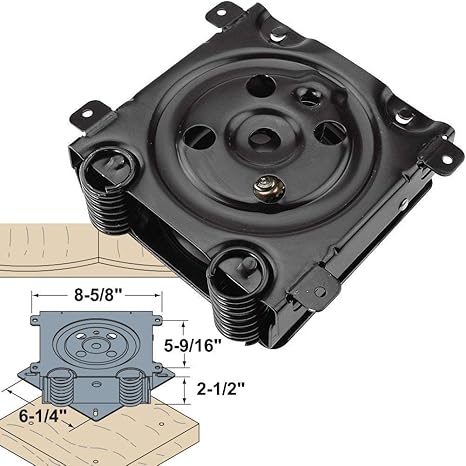 Amazon.com: Rattan Wicker Furniture Mechanism for Swivel Rocker Chair ...