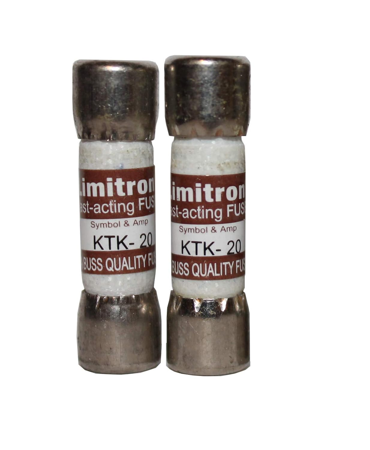 KTK-20 Fast Acting Limitron Fuse 600 VAC 20A (2 Pack): Amazon.com ...