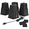 Amazon.com: Tuffen Heavy Duty Bed Risers with Power Outlet and USB ...