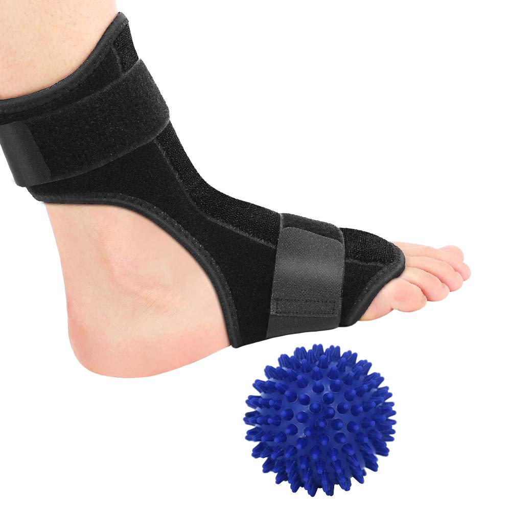 Upgraded Plantar Fasciitis Night Splint-Adjustable Brace Support Night ...
