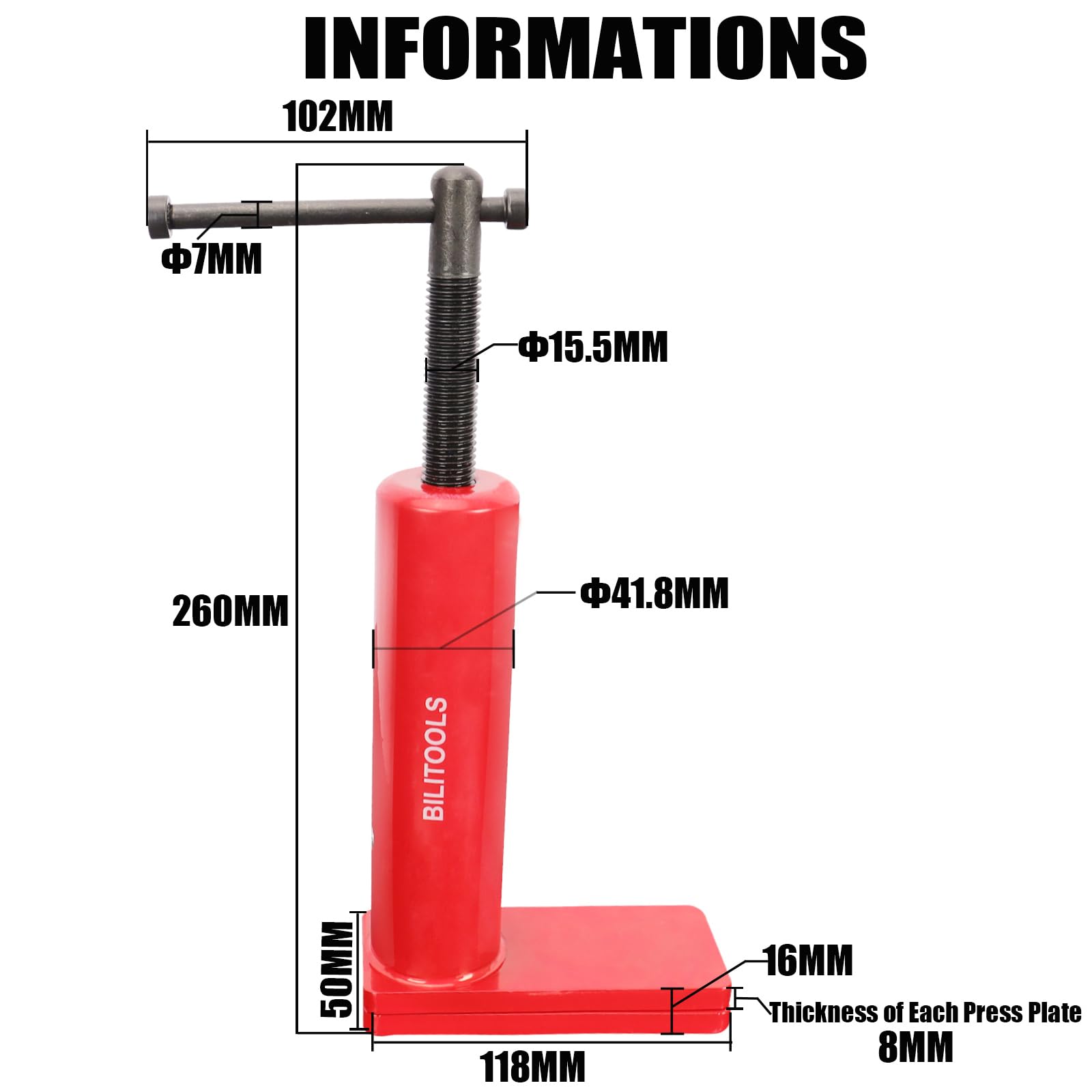 Mua BILITOOLS Dual Multi Piston Brake Caliper Compression Tool Heavy ...