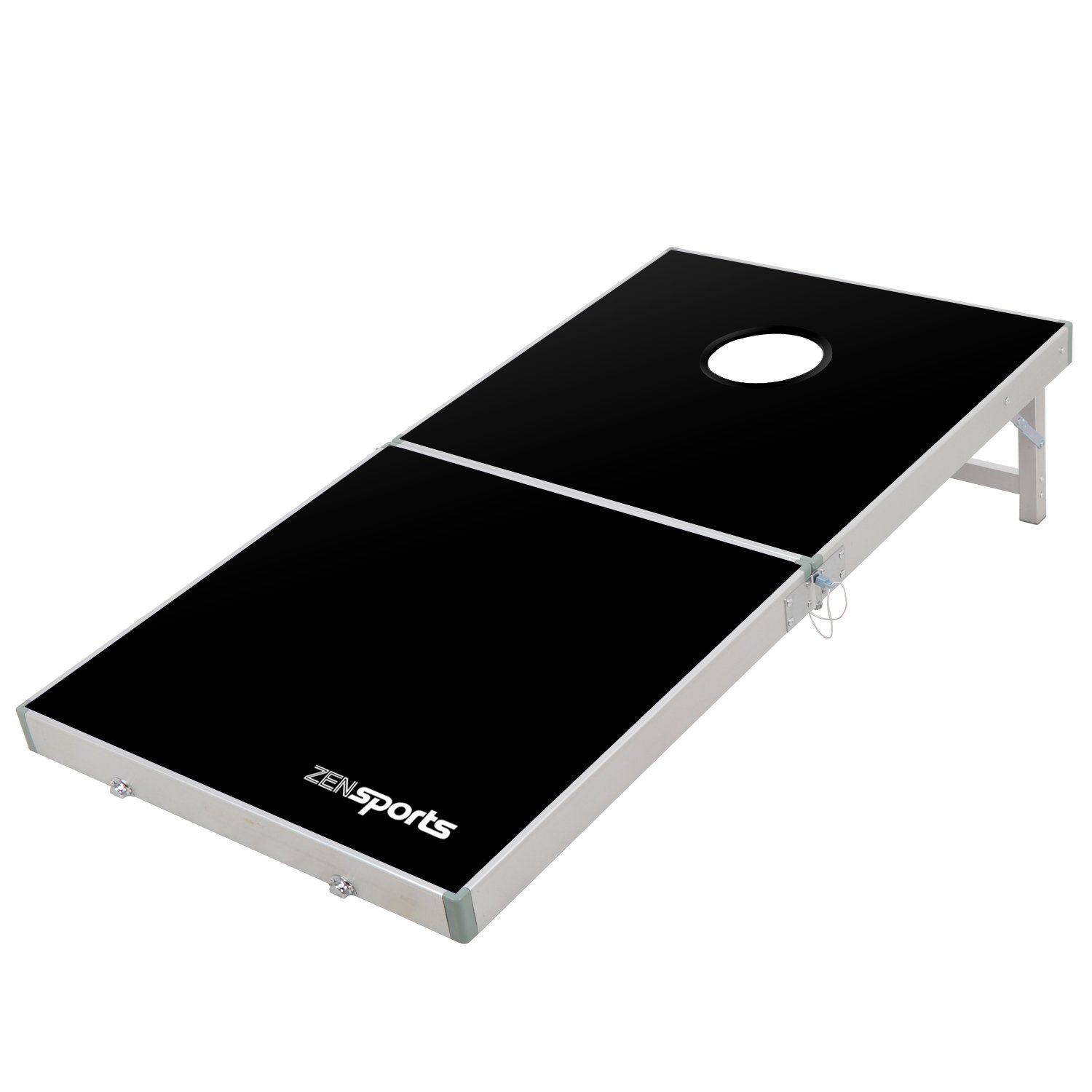 ZENY Portable Cornhole Set 4 x 2 Aluminum Bean Bag Toss Cornhole Game ...