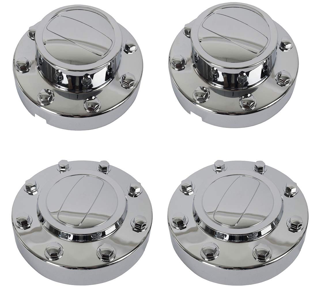 KARPAL 2 Front and 2 Rear Alcoa Alloy Wheel Center Hub Cap Hubcap ...