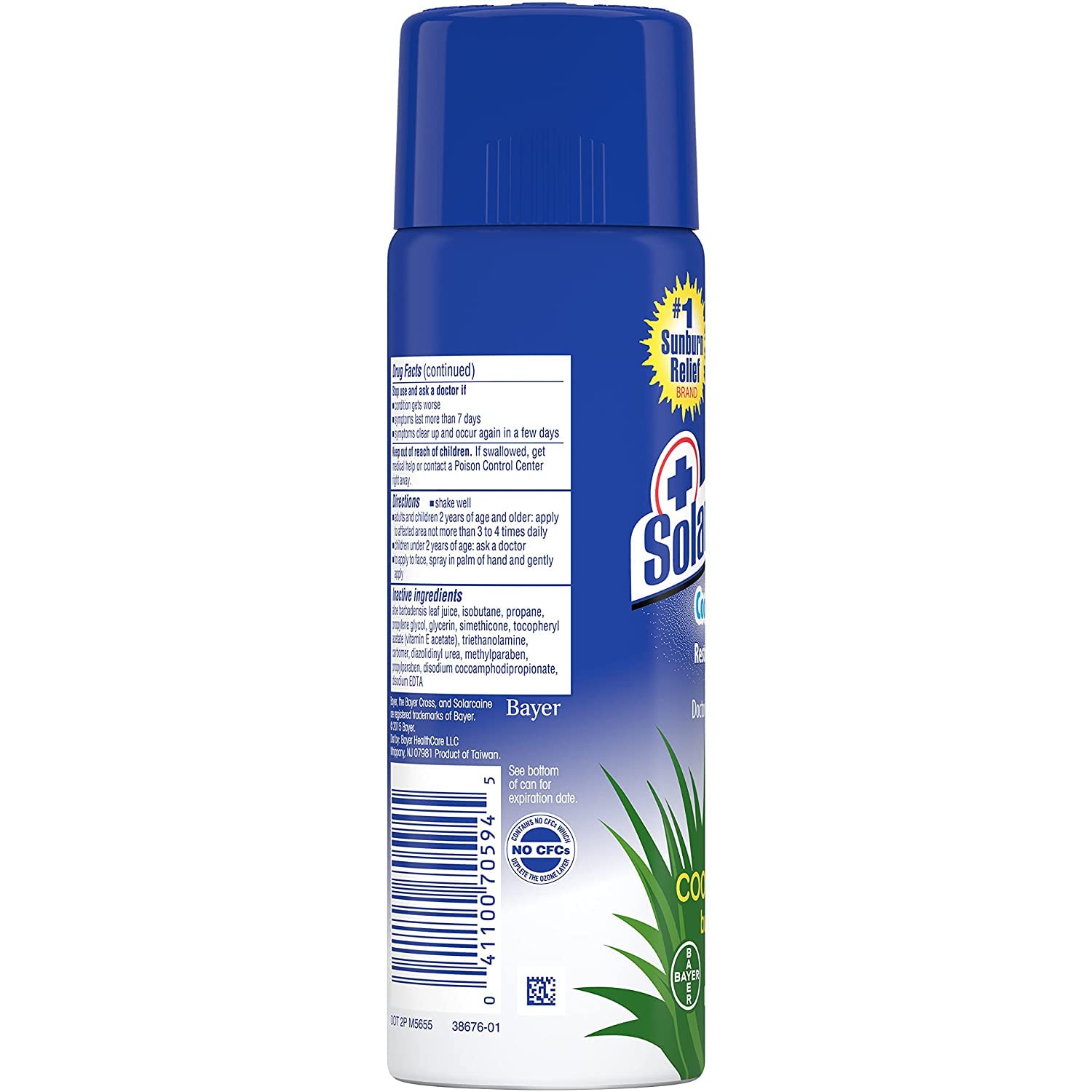 Mua Solarcaine Cool Aloe Burn Relief Spray with Lidocaine, 6 Ounce trên ...