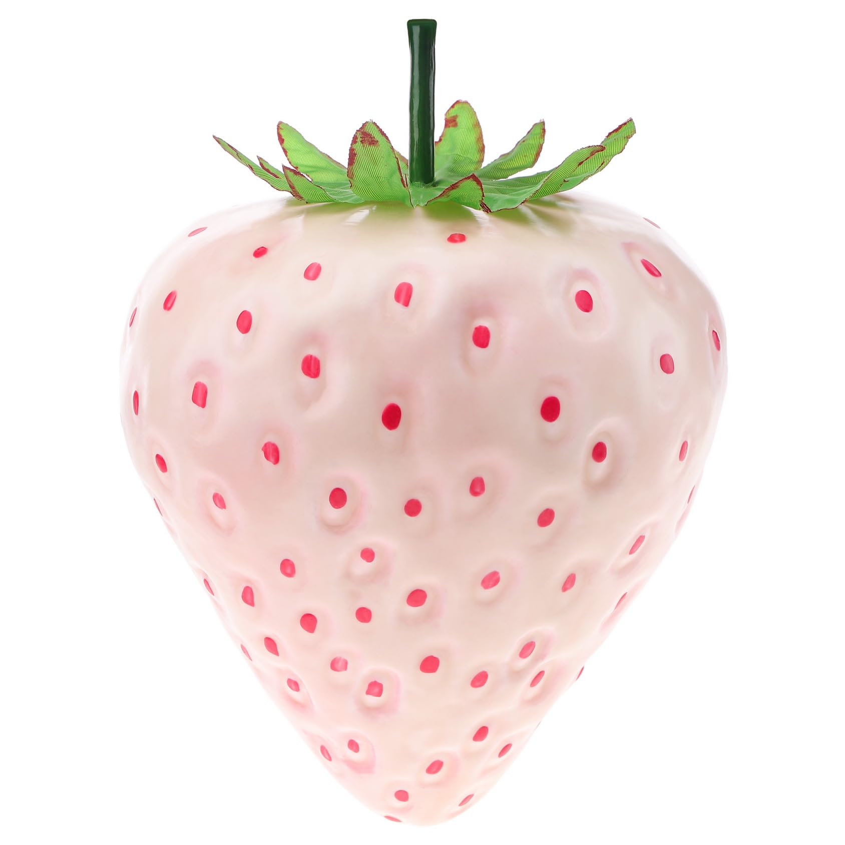 Woration 13inch Plastic Fake Oversize Pink Strawberry Artificial Fruit ...