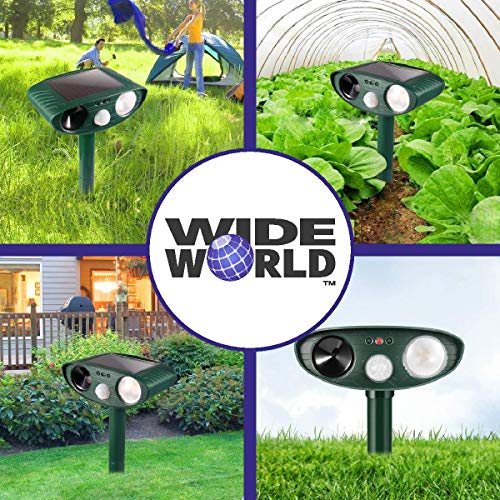 Abco Tech Ultrasonic Solar Animal & Pest Repeller Review - Solar Panel ...