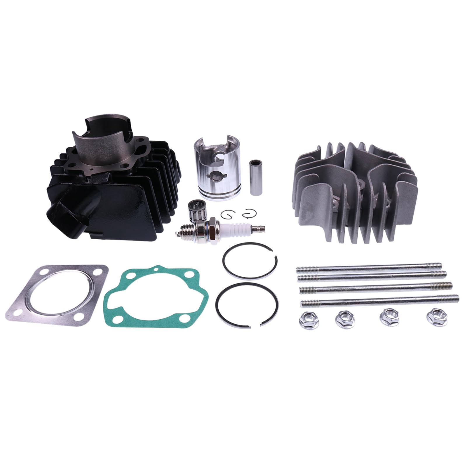 YQABLE Top End Rebuild Kit 11211-04012-0F0 Compatible for Suzuki JR50 ...