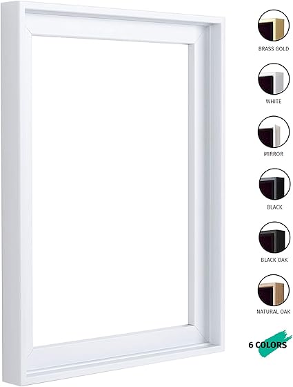 Amazon.com: 8x10 Floater Frame for Canvas Paintings & Stretched Canvas ...