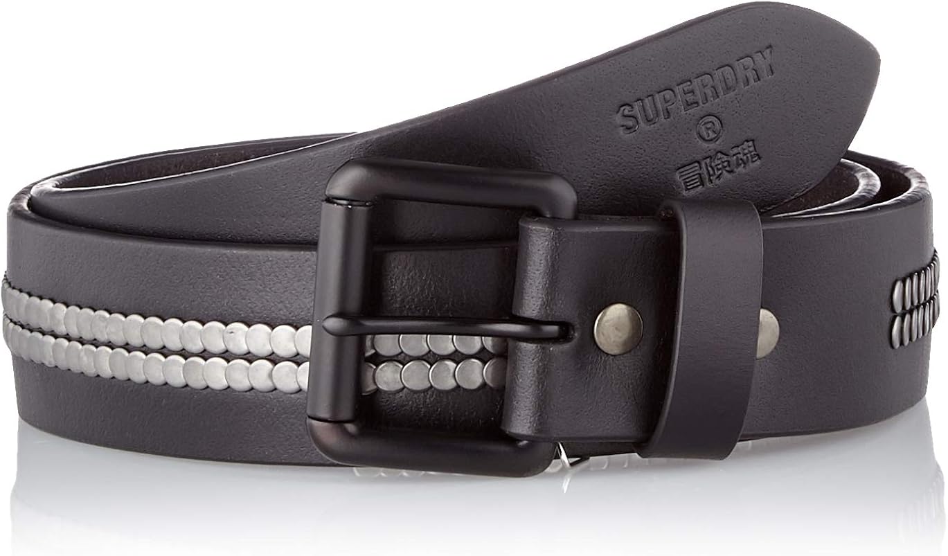 Superdry Men's Bronson Leather Belt: Amazon.co.uk: Clothing