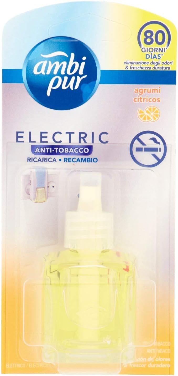 Ambipur Ricarica di Deodorante per Ambienti con Diffusore Elettrico ...