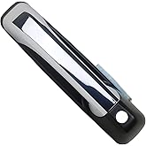 Amazon.com: APPERFiT Exterior Door Handle Chrome & Black for Front/Rear ...