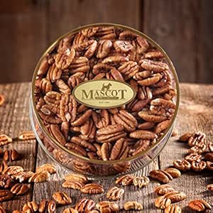 Amazon.com : Mascot Fresh Unsalted Mammoth Pecans - 1.2 Pound Gift ...