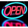 Amazon.com: GreenCube 24'' X 12'' Ultra Bright LED Open Sign - Remote ...