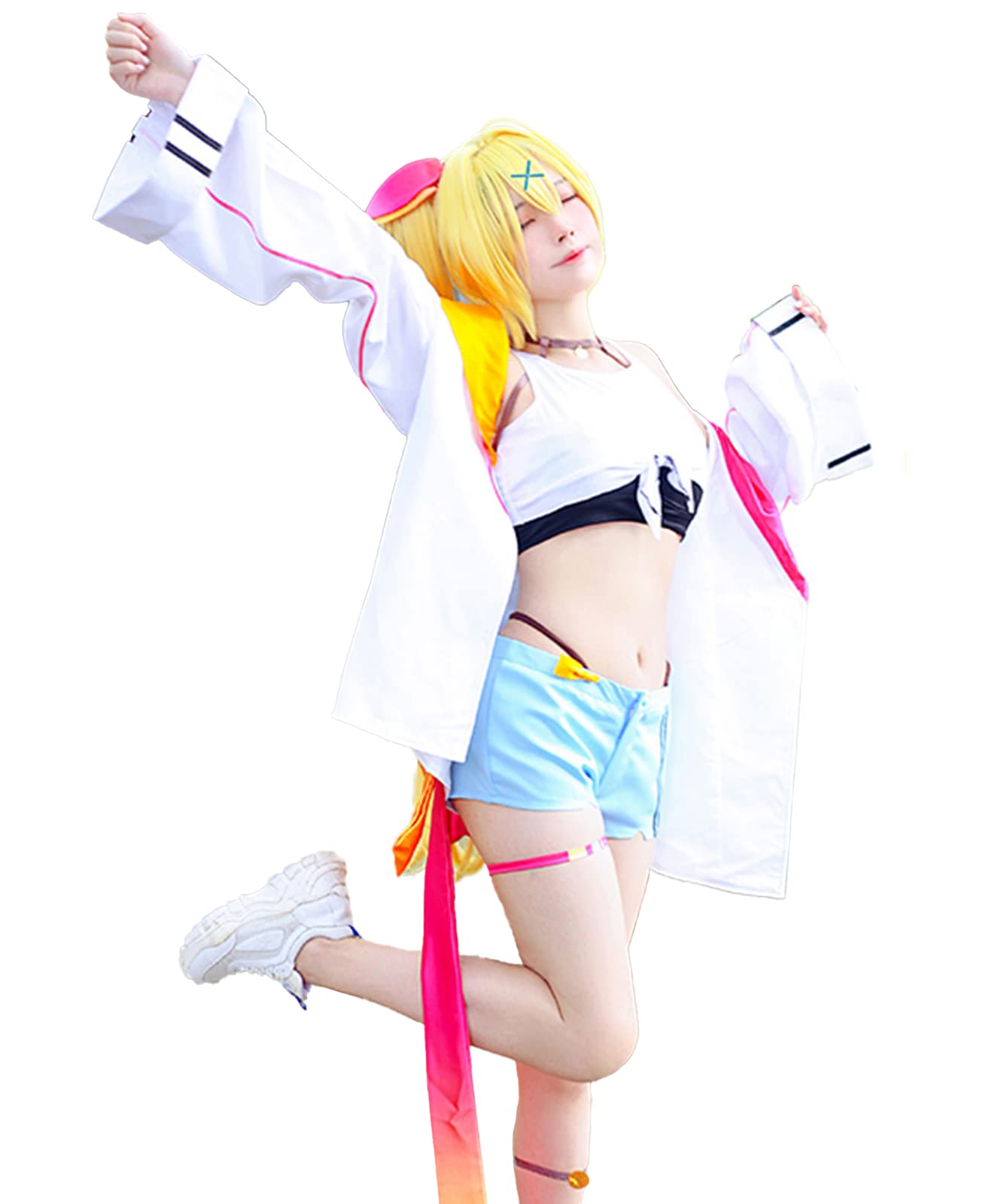 Mua [milky time] Nijisanji Sara Hoshikawa Cosplay VTuber Virtual Orihime Star Half (Costume ...