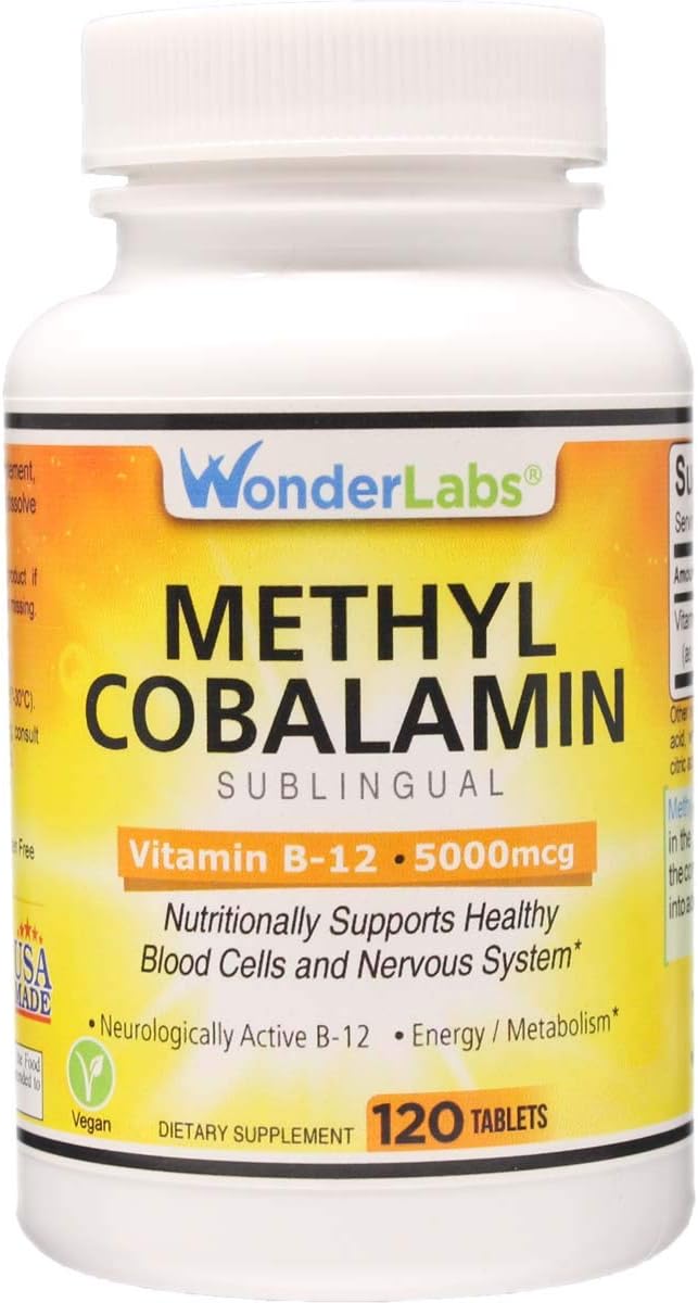 Amazon.com: Metilcobalamina B12, Vitamina B-12 sublingual, 0.00017 oz ...