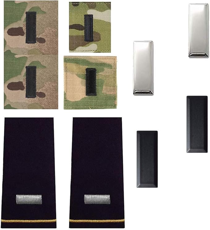 Amazon.com: US Army First Lieutenant (1LT) Rank Bundle (FEMALE): Clothing
