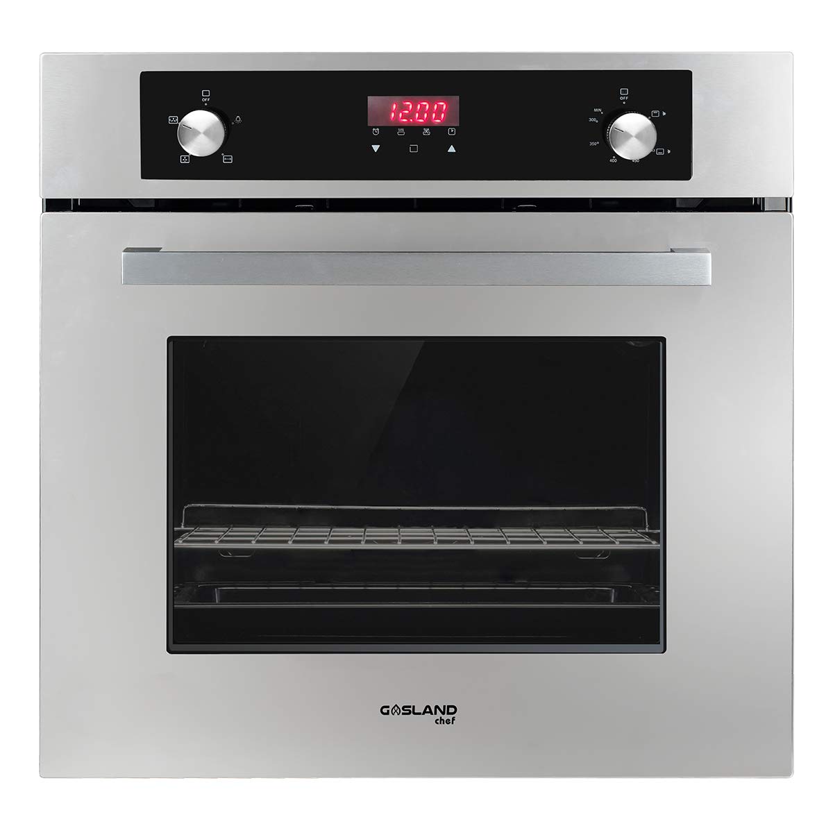 Buy 24'' Single Wall Oven, LAND Chef Built-in 6 Function Wall Oven with ...