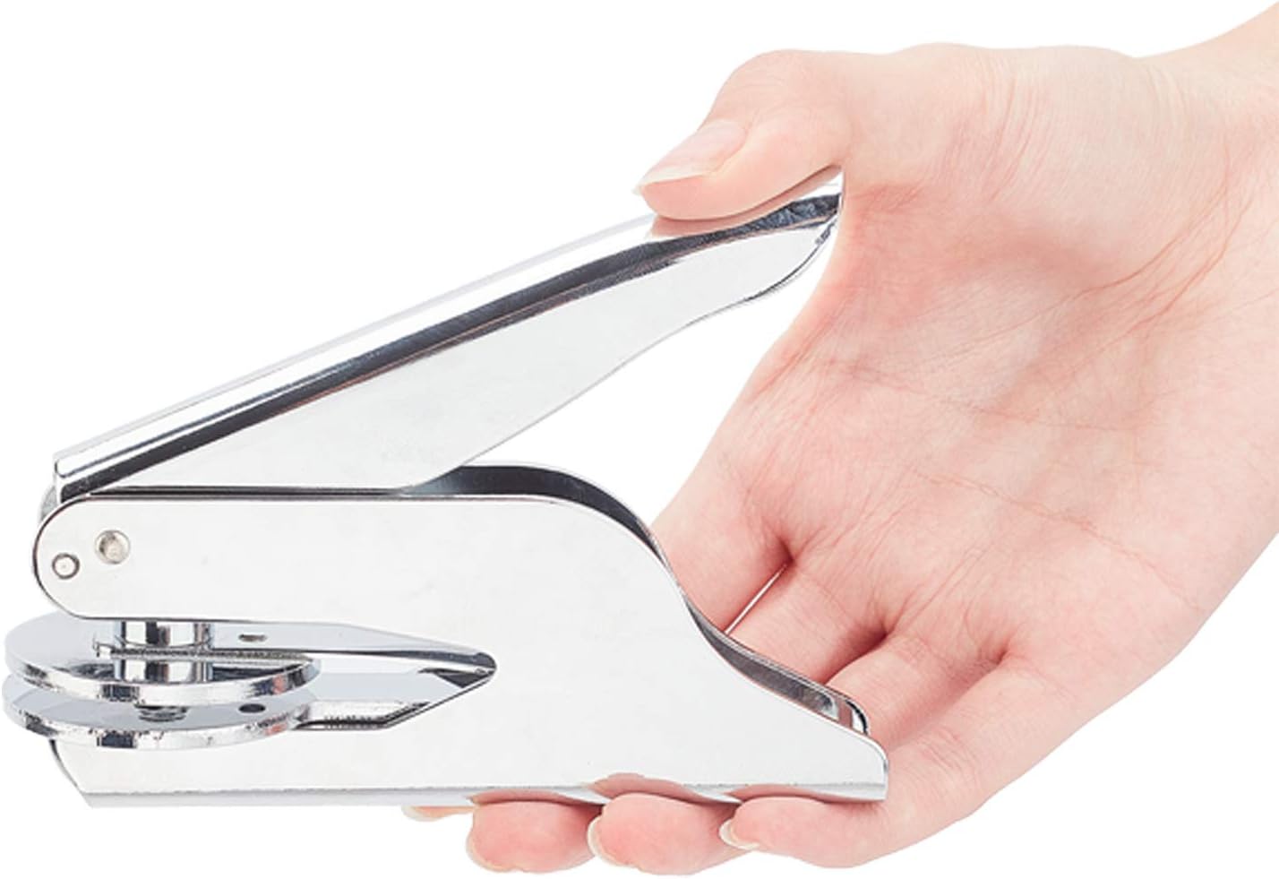 PandaHall Stainless Steel Seal Embosser, Hand-Held Embossing Stamp, for ...