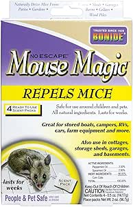 Amazon.com : Bonide Mouse Magic Mouse Repellent Scent Packs, 4 Ready-to ...
