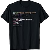 Amazon.com: Python Code Programming Syntax Computer Geek T-Shirt : Clothing, Shoes & Jewelry
