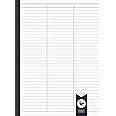 3 Column Notebook: Medium Ruled | 8.5" x 11" | 110 Pages - 55 Sheets ...