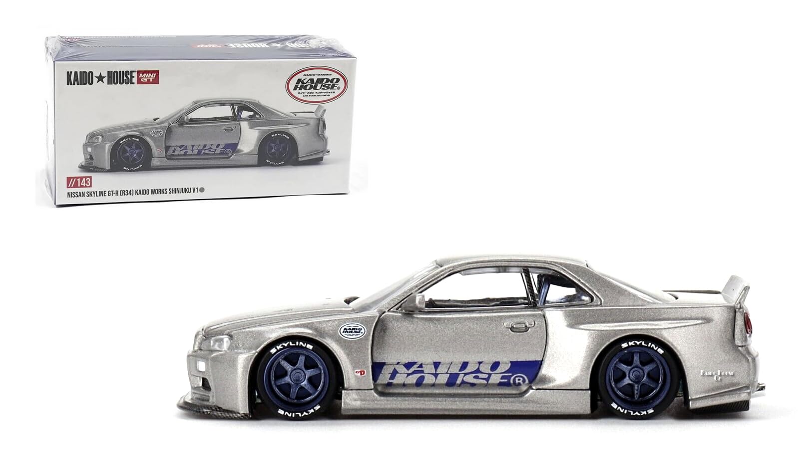 Diecast Collectible Model Car Compatible with Kaido House x Mini GT 1: ...