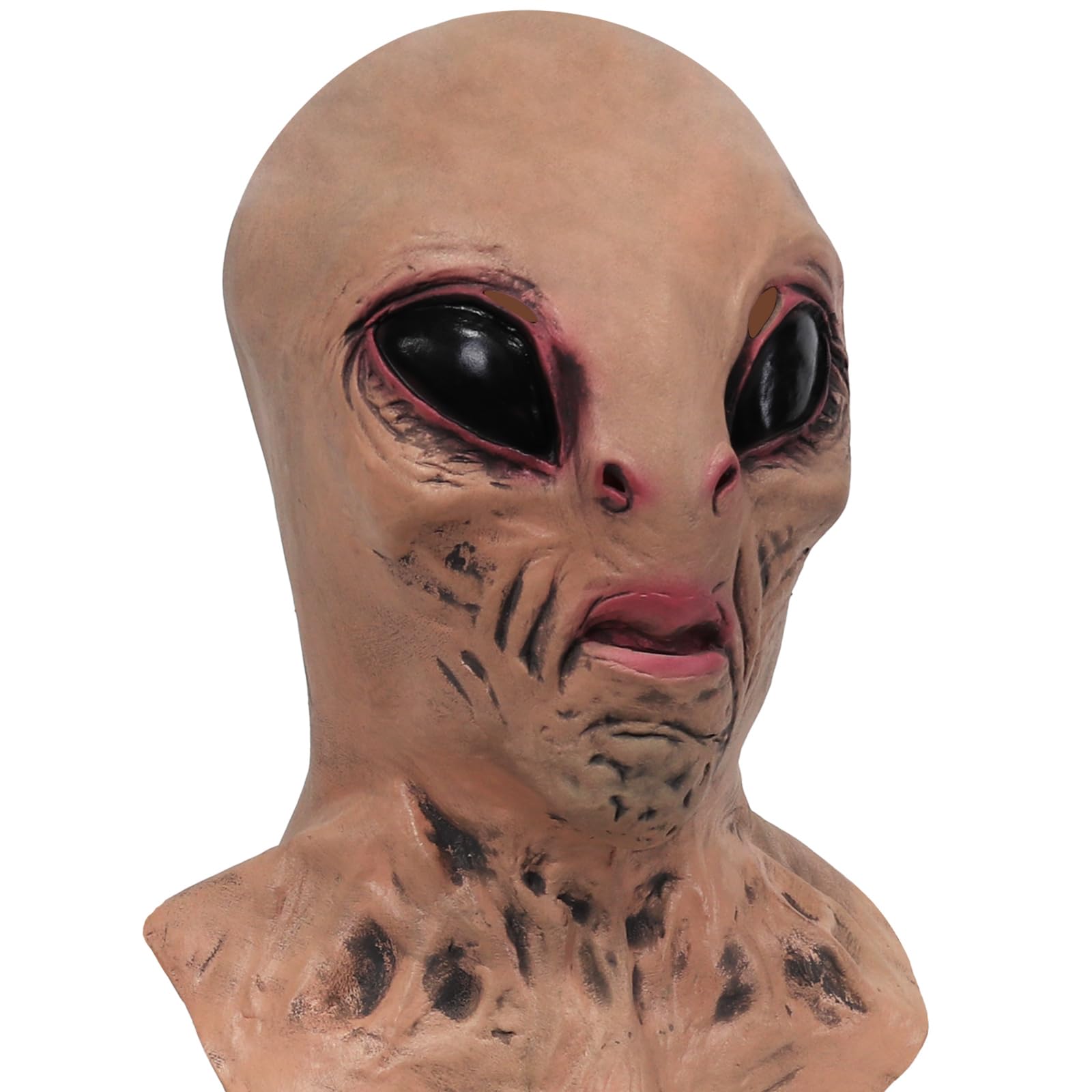Alien Mask Scary Horror Alien Head Latex Mask for Halloween Costume ...