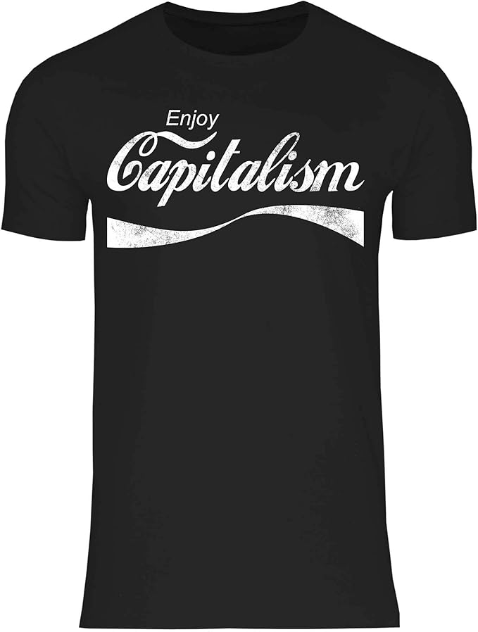 wowshirt Men T-Shirt Enjoy Capitalism Capitalism Policy Moneyback self ...
