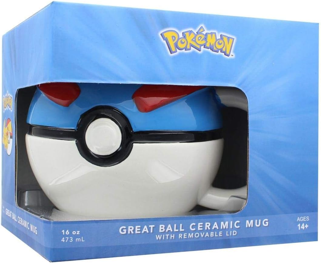 Pokemon Pokeball Mug with Lid – BigaMart