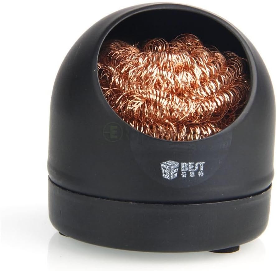Amazon.com: Soldering Iron Tip Cleaner Brass Sponge and Holder Solder ...