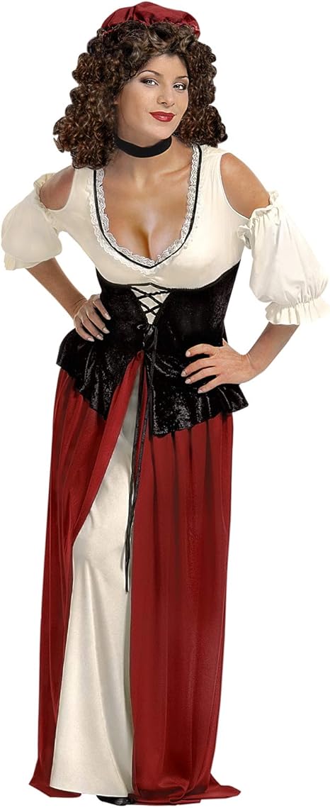 Ladies TAVERN WENCH Costume for Medieval Middle Ages Bar Pub Wench ...