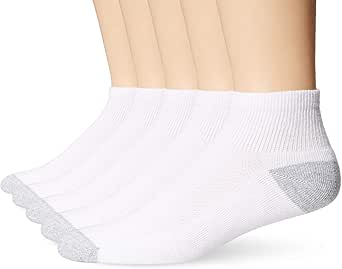 Hanes Men's Ultimate X-Temp Ankle Socks 5-Pack_White_10-13 at Amazon ...