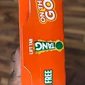 Tang on the Go Sugar Free Orange Powder Drink Mix Sachets, 6 Packets ...