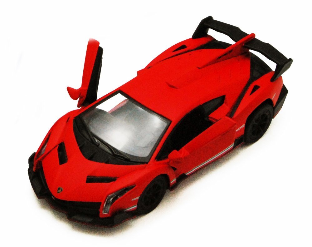 Lamborghini Veneno, Red - Kinsmart 5370D - 1/36 scale Diecast Model Toy ...
