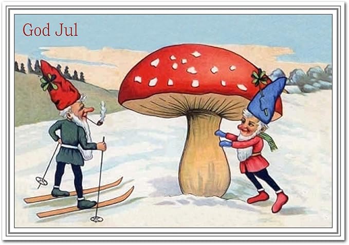 Swedish Christmas Cards - God Jul - Merry Xmas Greetings in Swedish ...