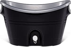 Amazon.com: Igloo Party Bucket Cooler Black/Silver, 20 quart : Home ...