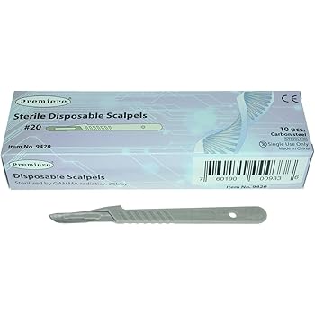 Scalpel, Disposable #10 Blade: Science Lab Scalpels: Amazon.com ...