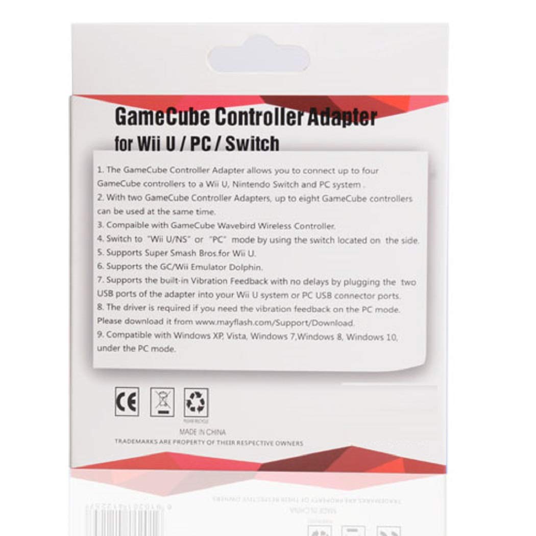 Mayflash GameCube Controller Adapter for Wii U and PC USB, 4 Port ...
