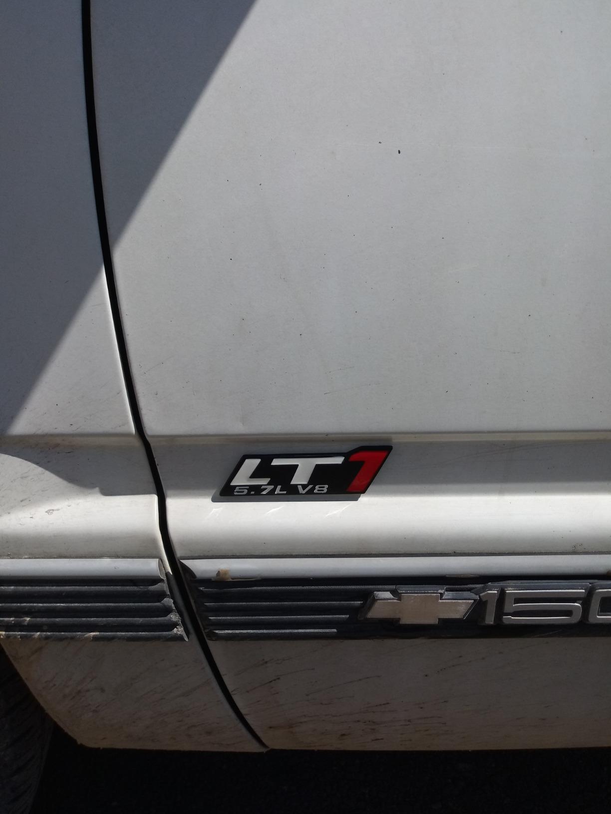 $4/mo - Finance 2X Chrome 3D Metal LT1 5.7L V8 Engine Emblem Badge ...