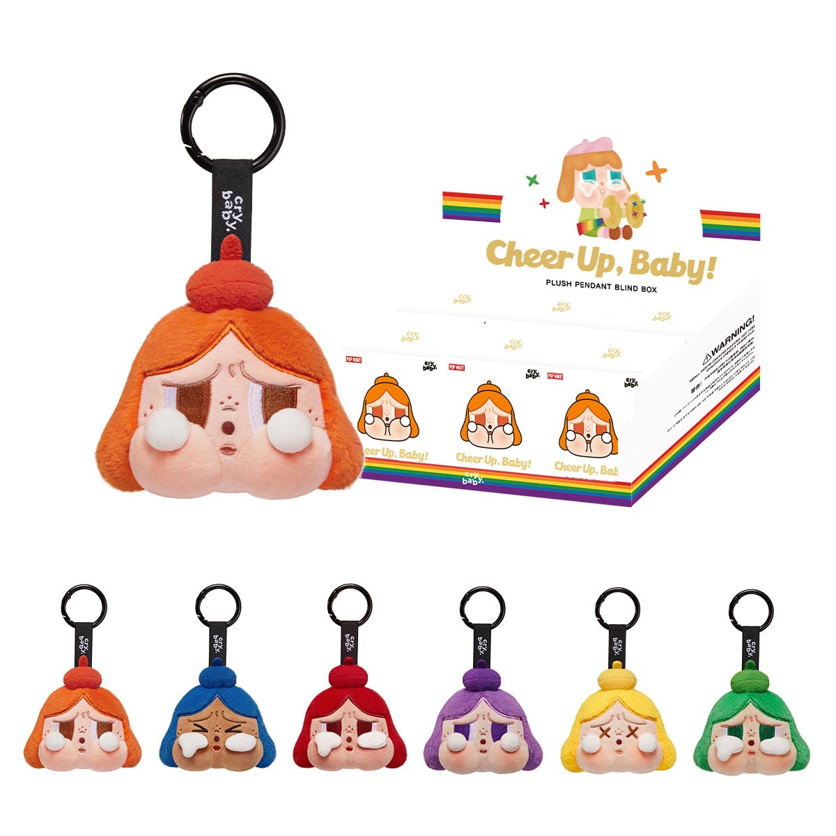 Mua POPMART CRYBABY CHEER UP, BABY! Series Plush Pendant, Assorted Box ...