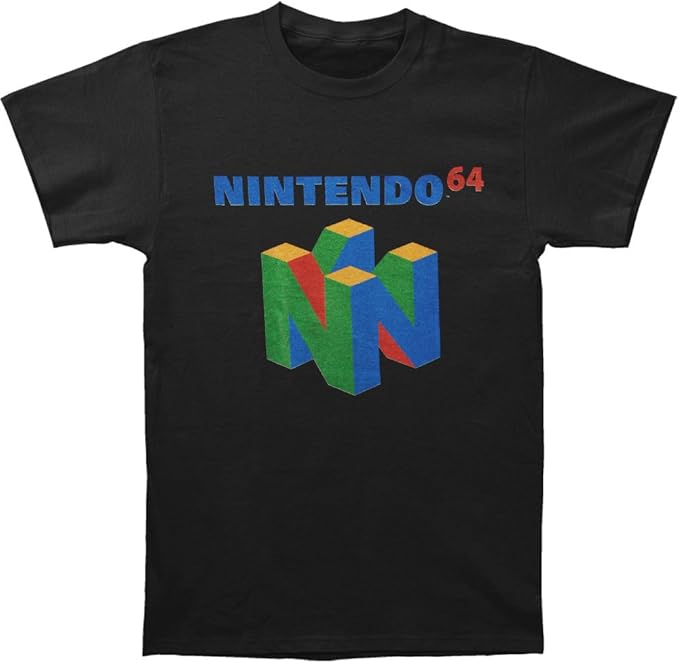 Amazon.com: Nintendo Men's N64 Logo Short Sleeve T-Shirt: Clothing