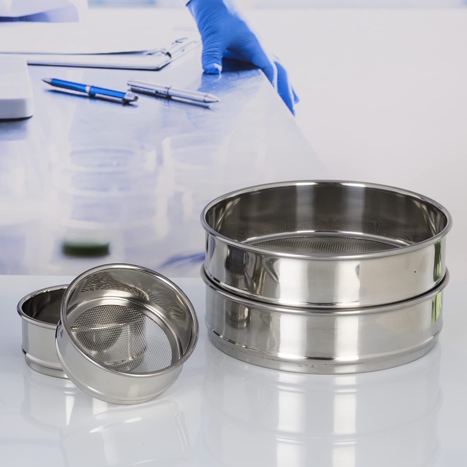 Mua 500 Mesh Lab Sieves, 500 Mesh Test Sieve, 8'' Diameter, 304 ...