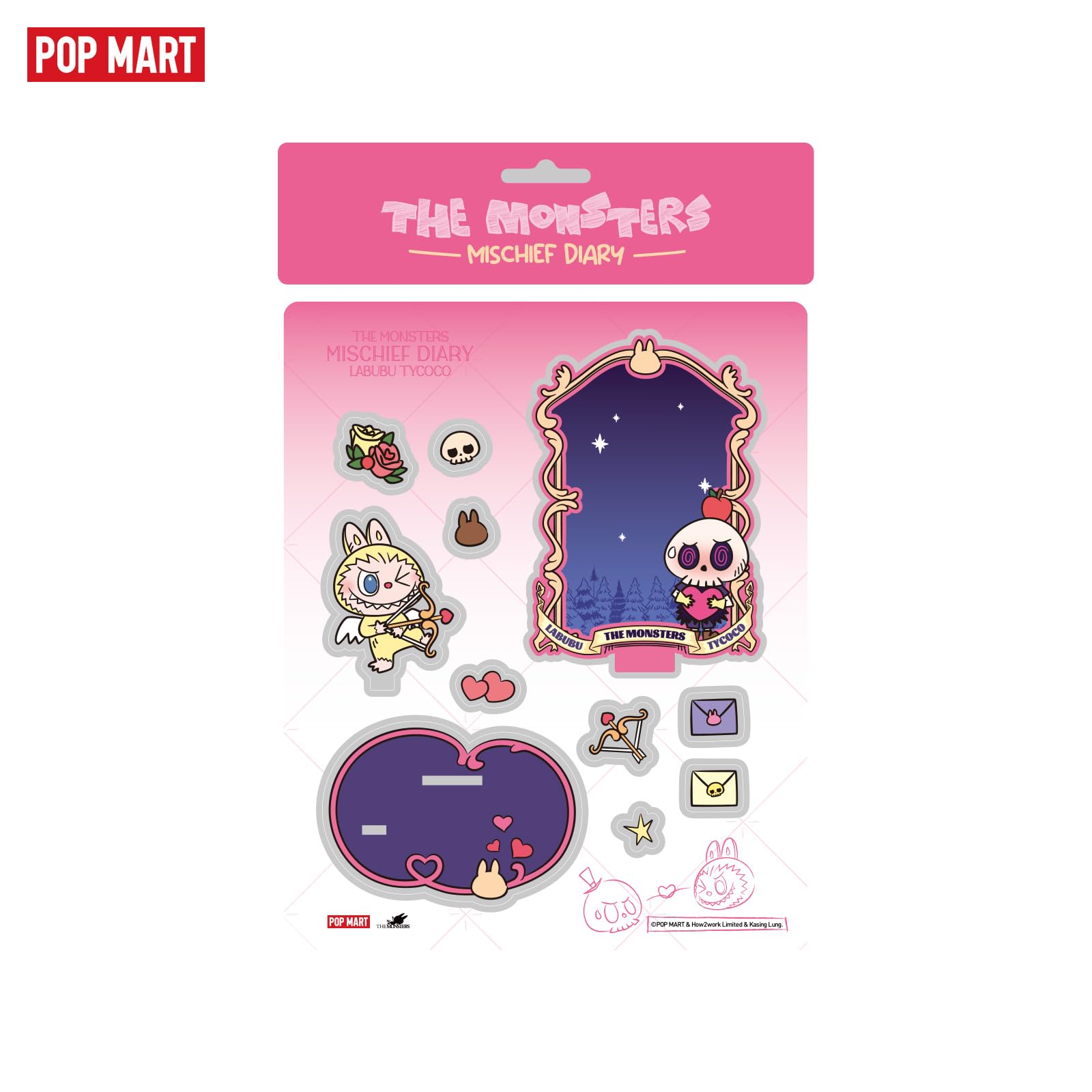 POP MART LABUBU Mischief Diary Series - DIY Photo Frame on Galleon ...
