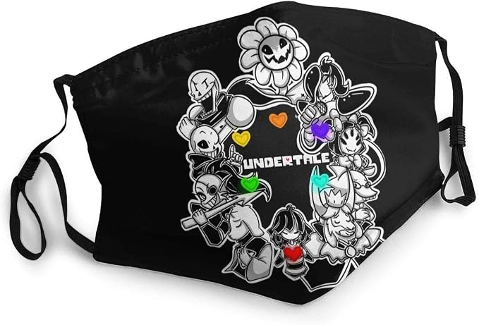 "N/A" SHUIMITAO Undertale Facial Face Bandanas Cover Windproof Reusable ...
