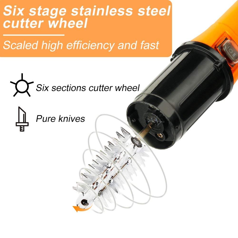 Electric Fish Scaler Remover, Amayia Upgrade Powerful Electric Fish ...