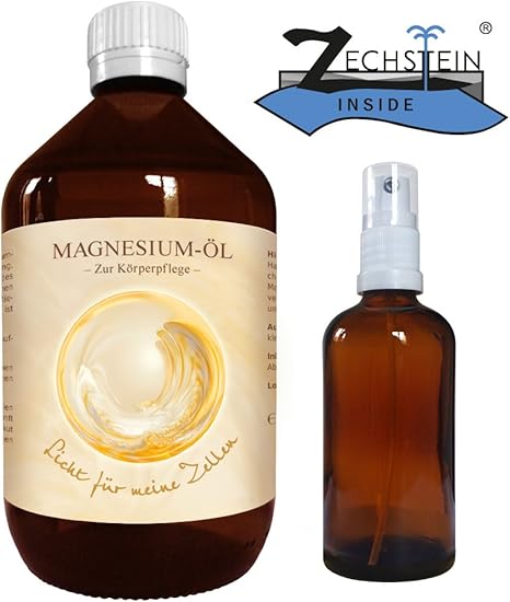 Zechstein Inside MagnesiumÖl Magnesiumchlorid Natursole 1000ml inklusiv ...