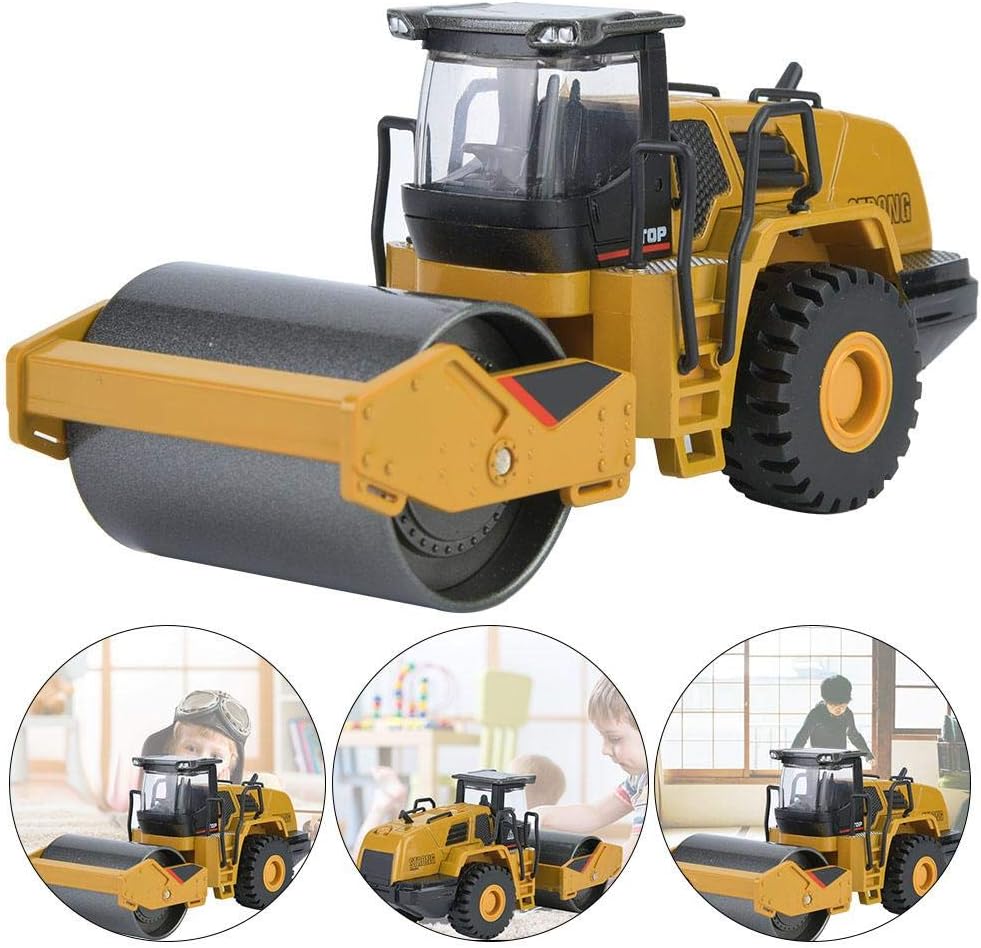 Road Roller Model, Alloy Road Roller Model Engineering Construction Car ...